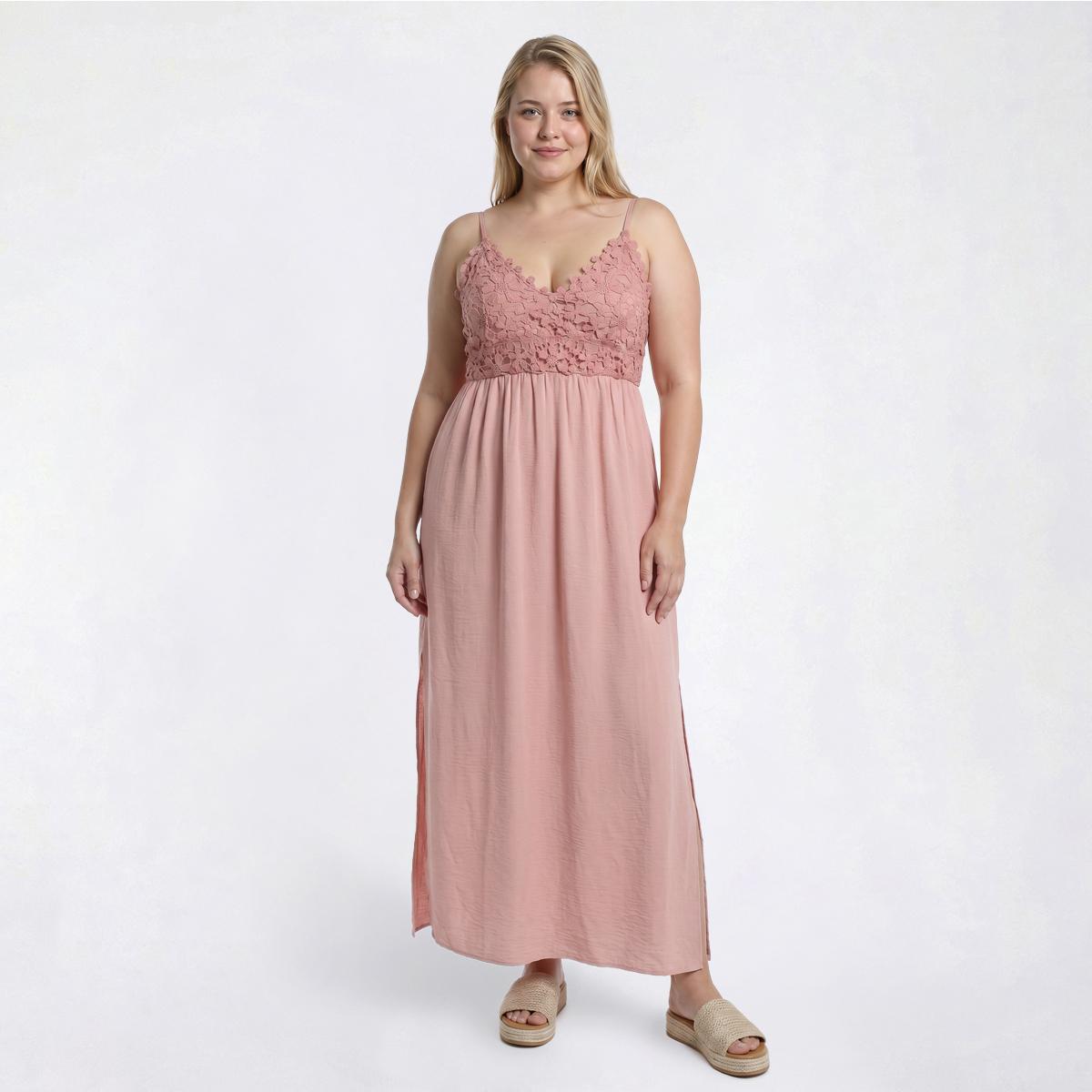Click here for Juniors Plus Derek Heart Maxi Dress with Side Slit... prices